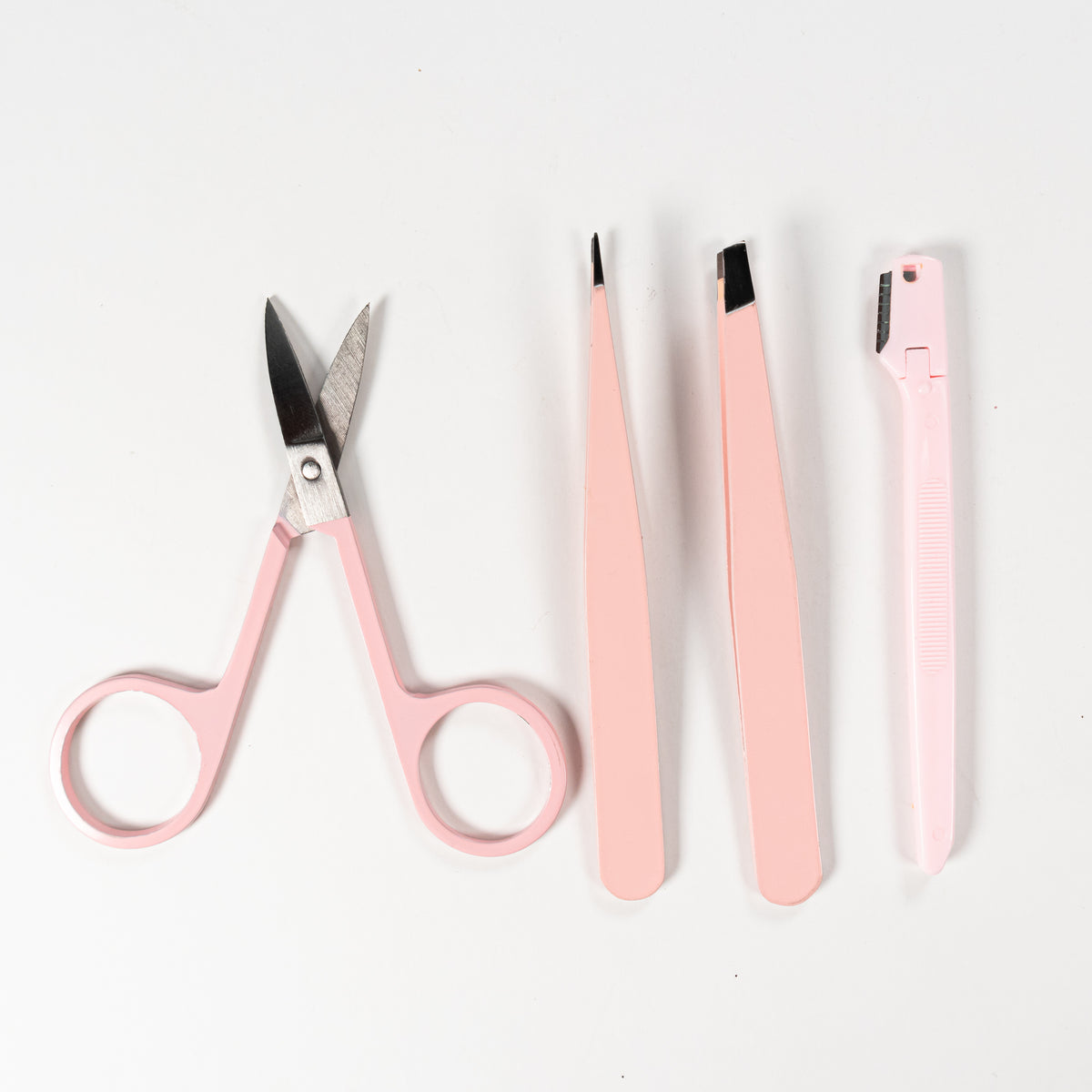 Eyebrow Grooming Set-4Pc Eye Kit with Pouch – Celavi